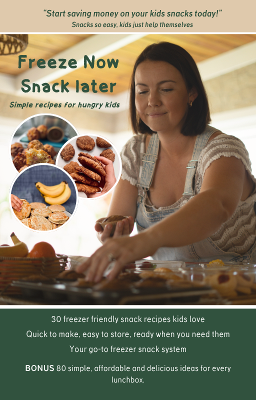Freeze Now Snack Later Ebook – Cook with Kels